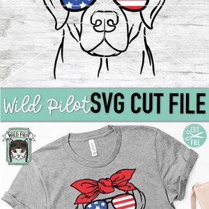 July 4th Dog SVG, Fourth of July Labrador Retriever Svg File, Labrador ...
