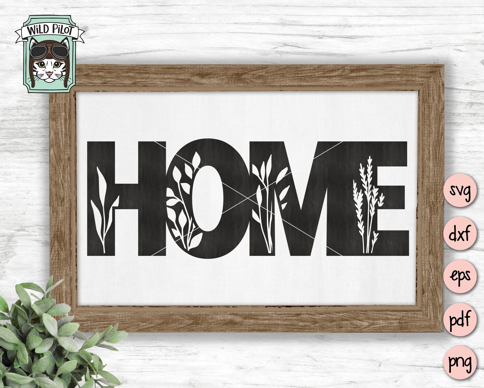 Home Sign SVG File Home SVG File Farmhouse Sign Cut Files | Etsy