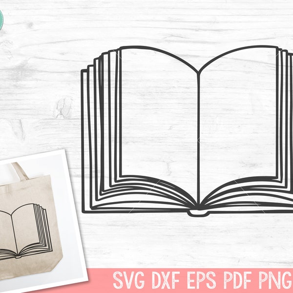 Library Svg - Etsy