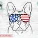 French Bulldog SVG Fourth of July Dog Svg File July 4th | Etsy