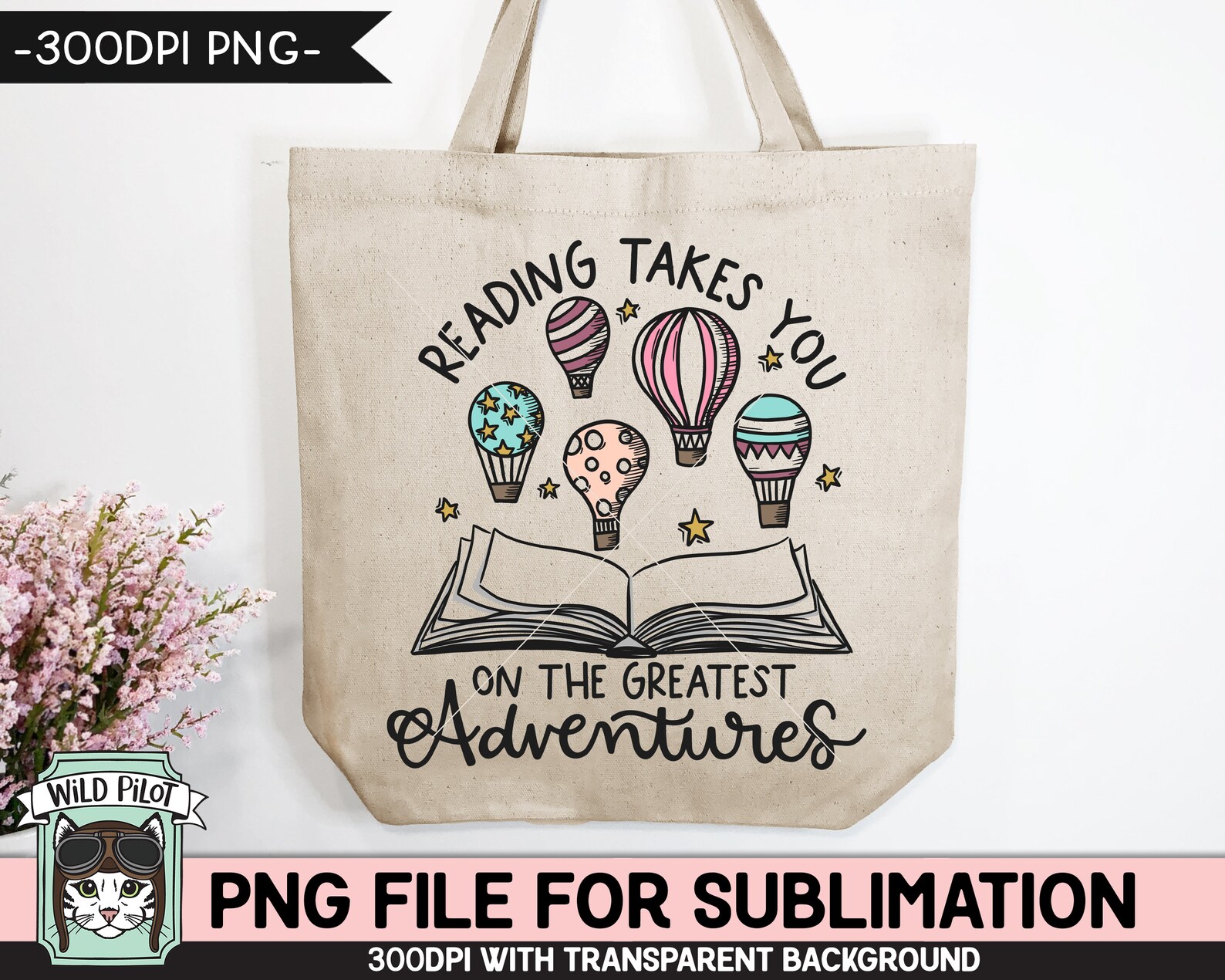 Book Lover SUBLIMATION Design PNG File Reading Takes You on - Etsy