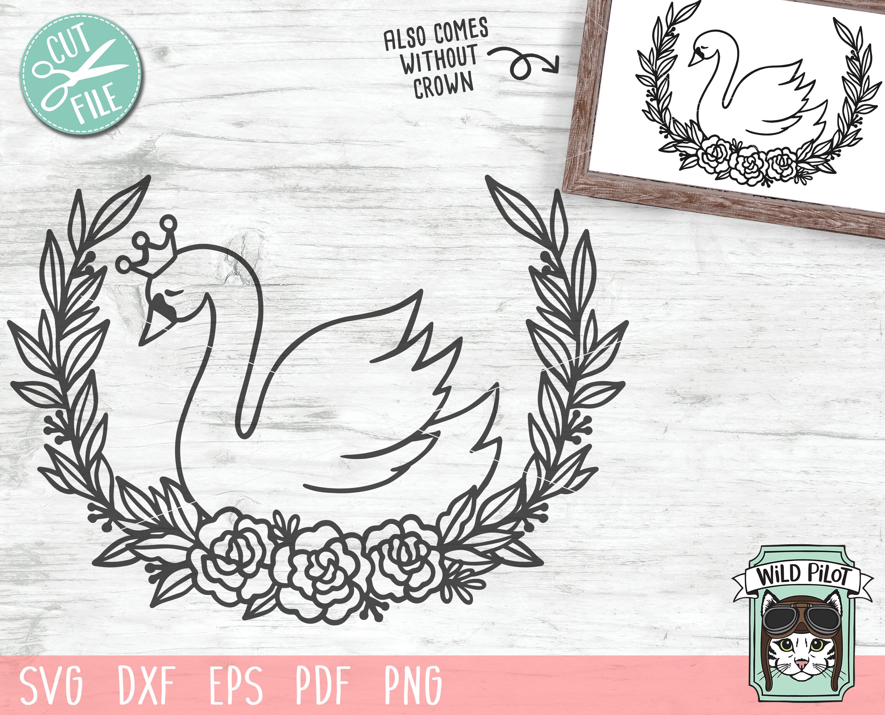 Swan Svg File, Swan Cut File, Swan Princess Svg File, Swan Princess Cut ...