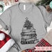 Christmas Book SVG, Book Christmas Tree Svg, Reading Svg, Christmas ...
