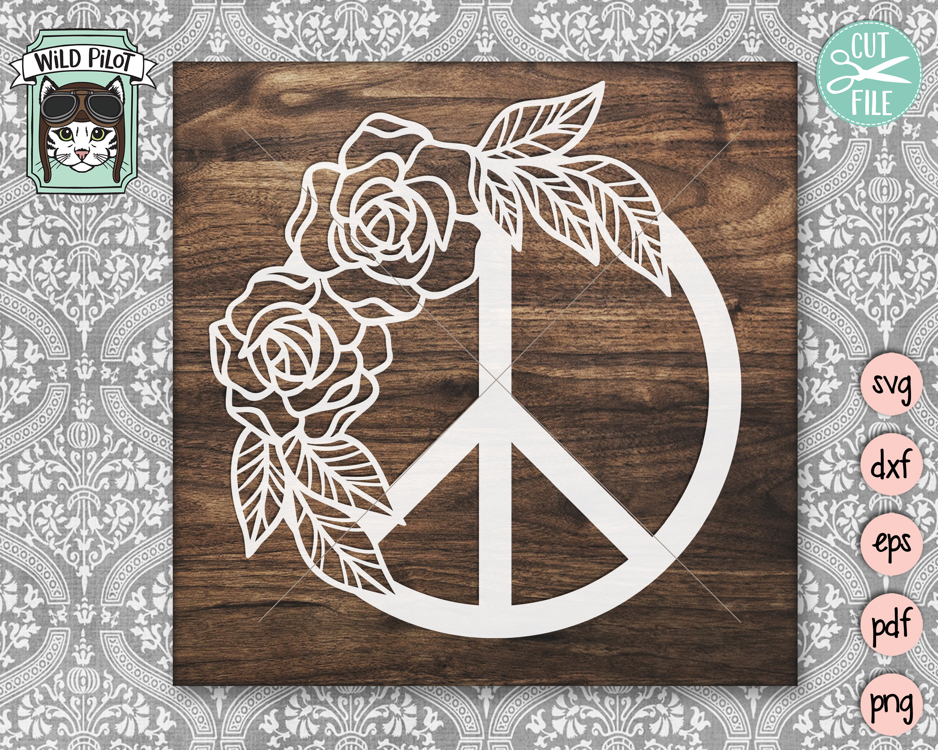 Peace Symbol Svg, Peace Sign SVG File, Peace Svg, Peace Cut File, Peace ...