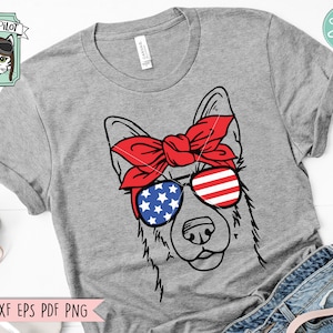 July 4th Dog SVG, Fourth of July German Shepherd Svg File, German ...