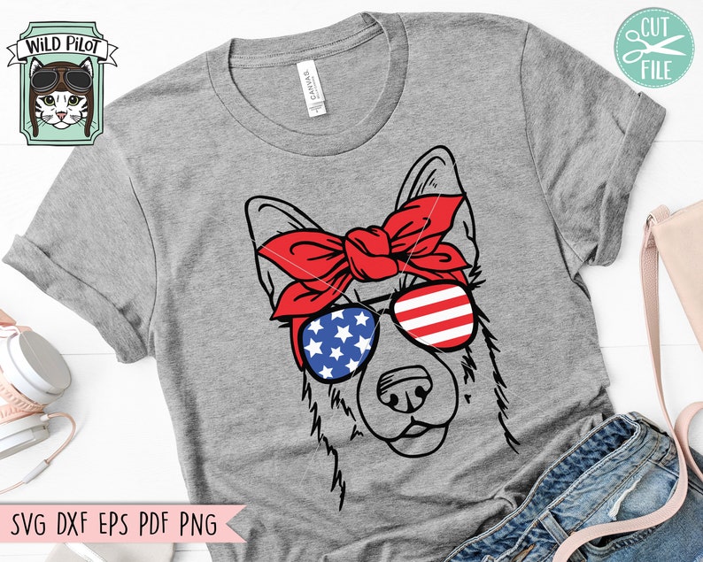 July 4th Dog SVG, Fourth of July German Shepherd Svg File, German ...
