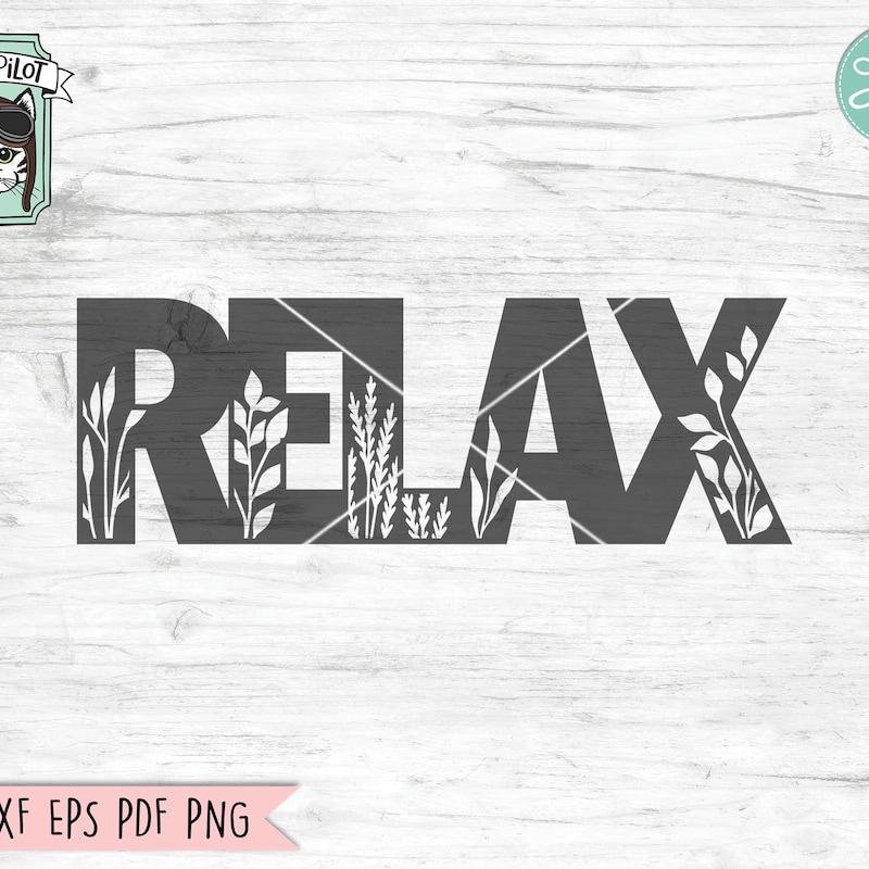 Relax Sign - Etsy