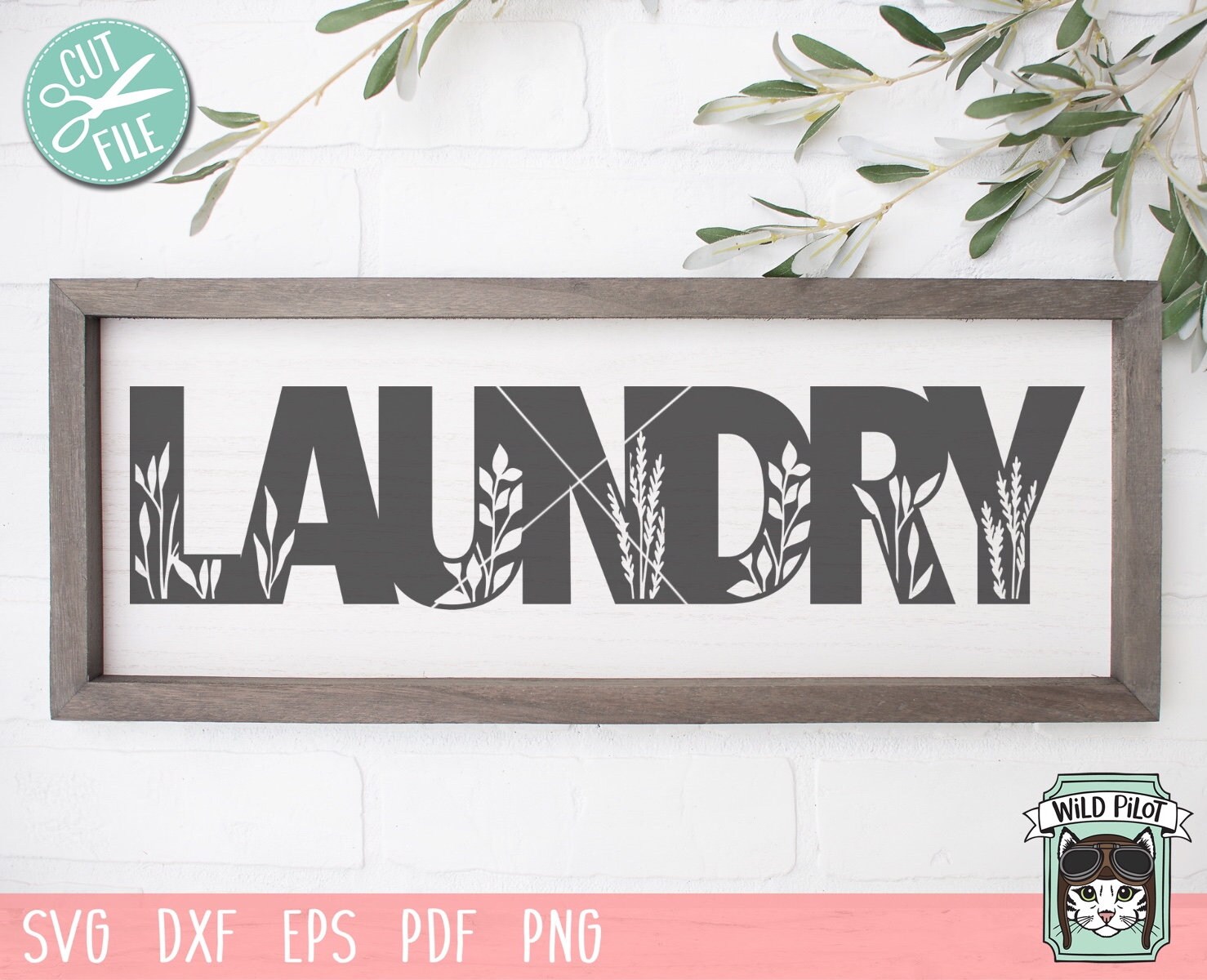Laundry Sign SVG File Home Sign SVG File Farmhouse Sign Cut - Etsy ...