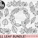 Fall Leaves SVG Files Autumn Svg File Fall Leaf Bundle - Etsy