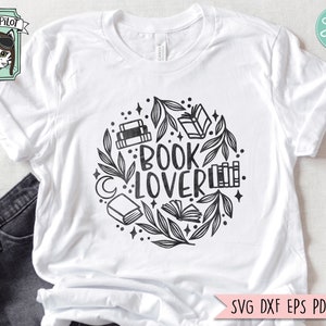 Book Lover SVG, Books SVG, Reading SVG, Mystical Svg, Hand Lettered Svg ...