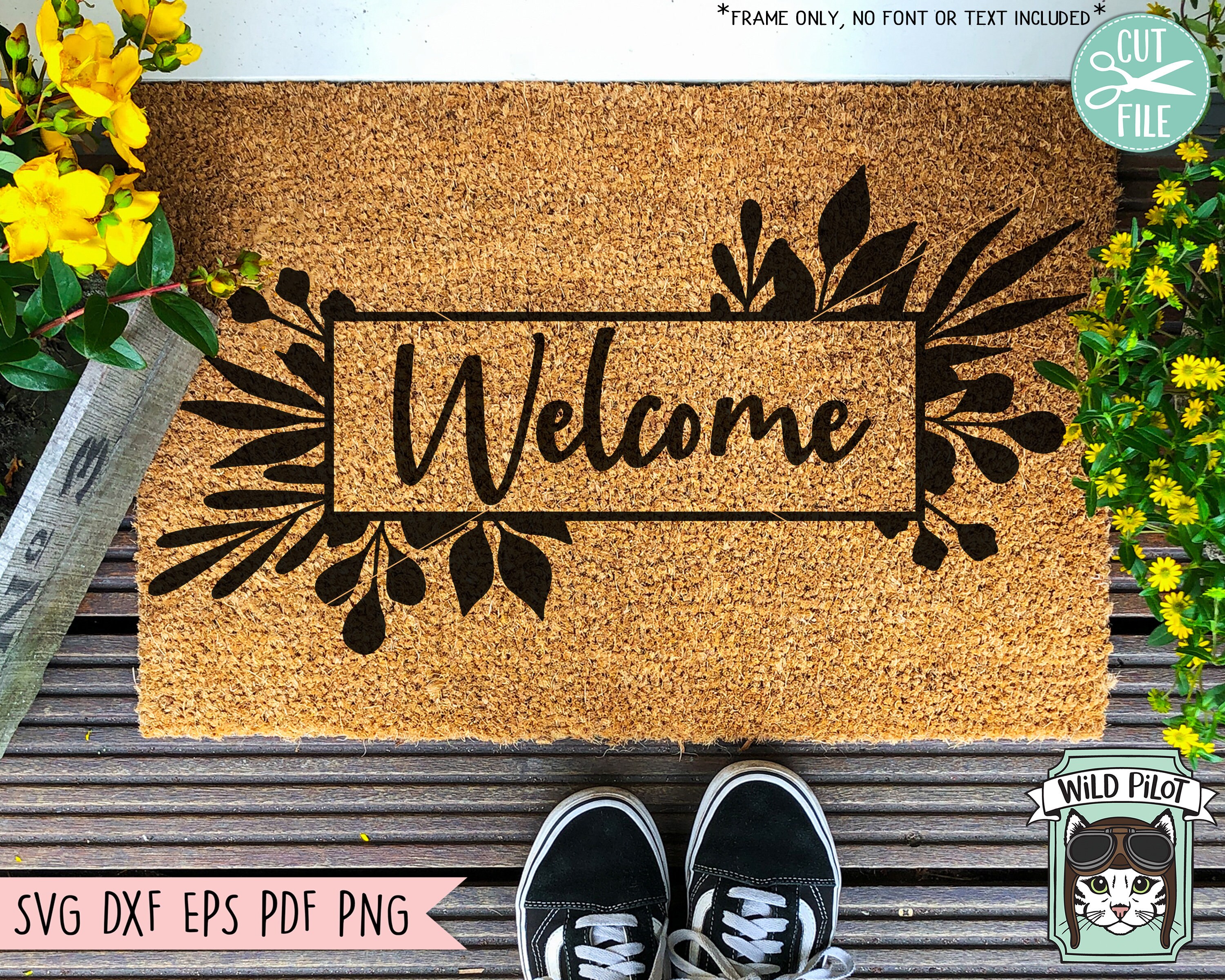 Leaf Frame SVG File, Leaf Monogram Frame, Leaf Border SVG, Leaves Frame ...