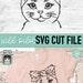 Cat Bandana SVG, Cat SVG File, Cat Cut File, Cat With Bandana, Bandana ...
