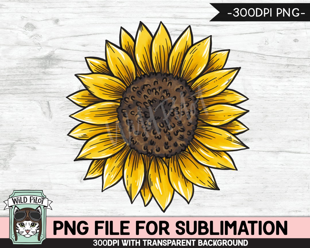 Sunflower SUBLIMATION Designs Png, Sunflower Sublimation, Sunflower PNG ...