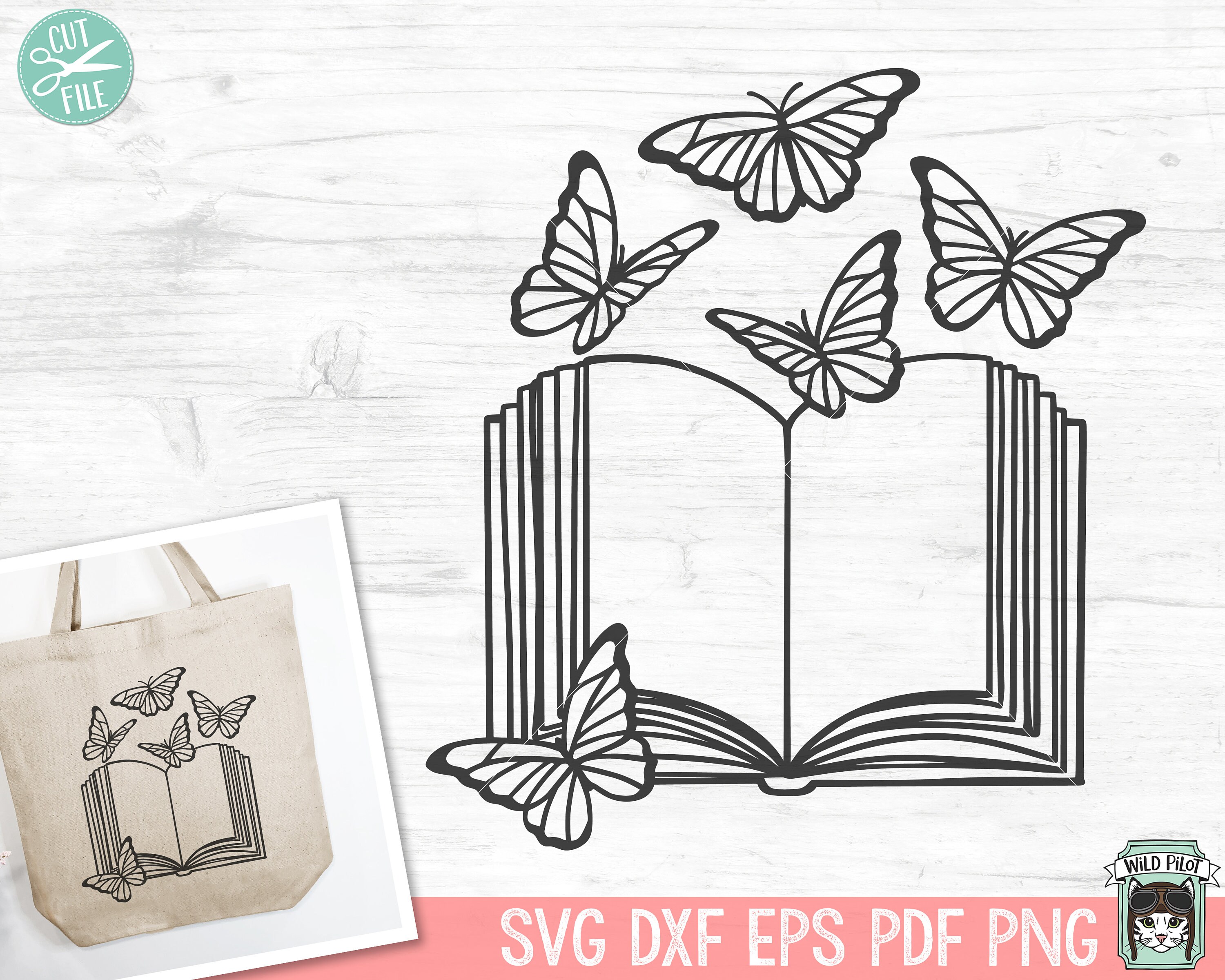 Book SVG Reading SVG Butterfly Svg Butterflies Svg Book - Etsy UK