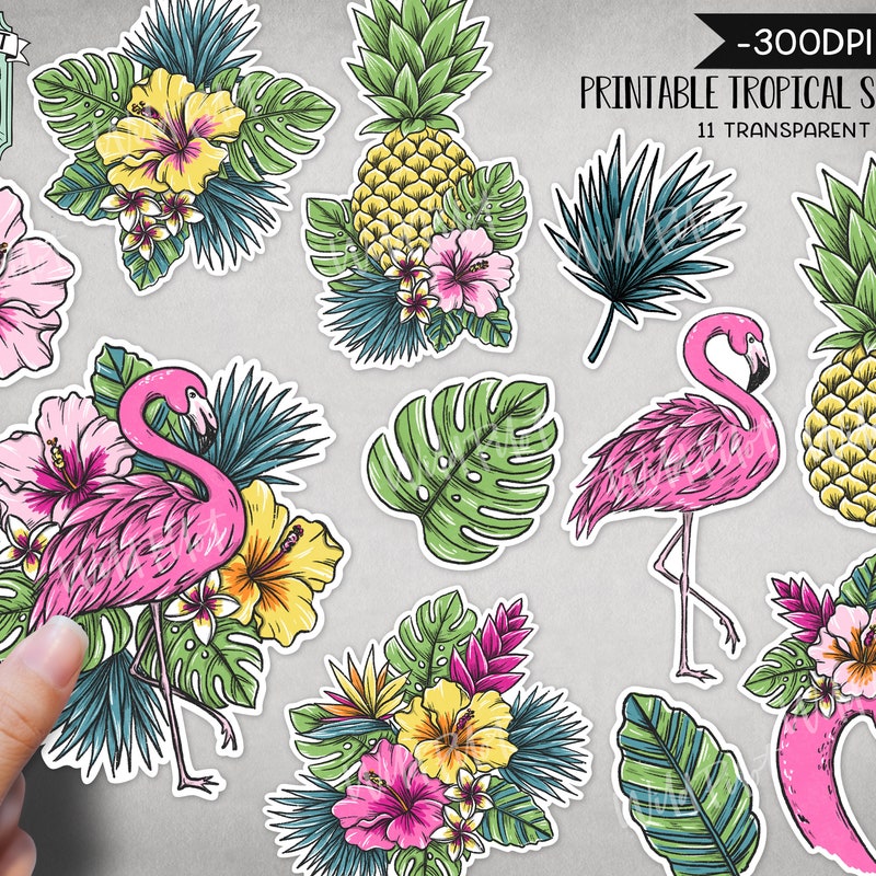 Tropical Die Cuts - Etsy