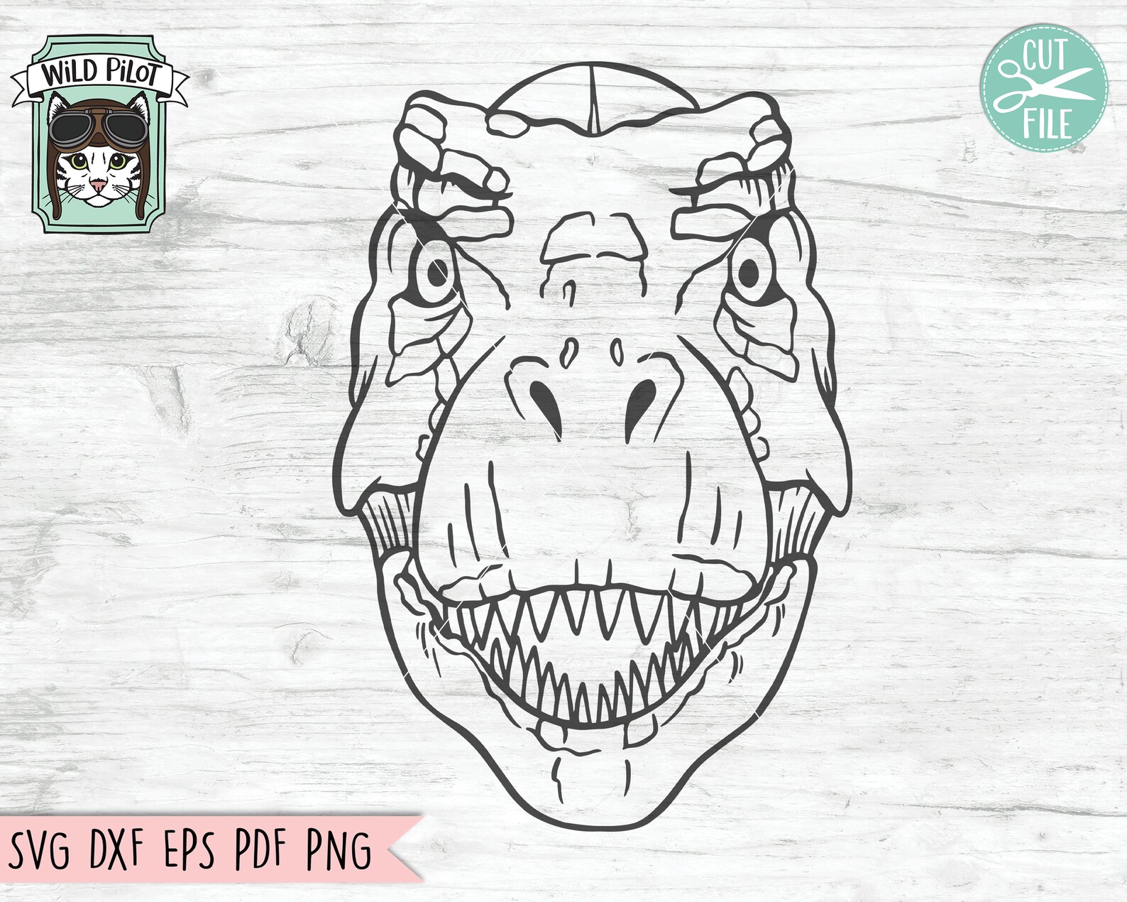 Dinosaur SVG File, T Rex SVG, Tyrannosaurus Rex Svg File, Animal Face ...