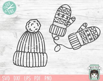 Christmas Mittens SVG Mitten SVG Christmas Mitten (Download Now) - Etsy