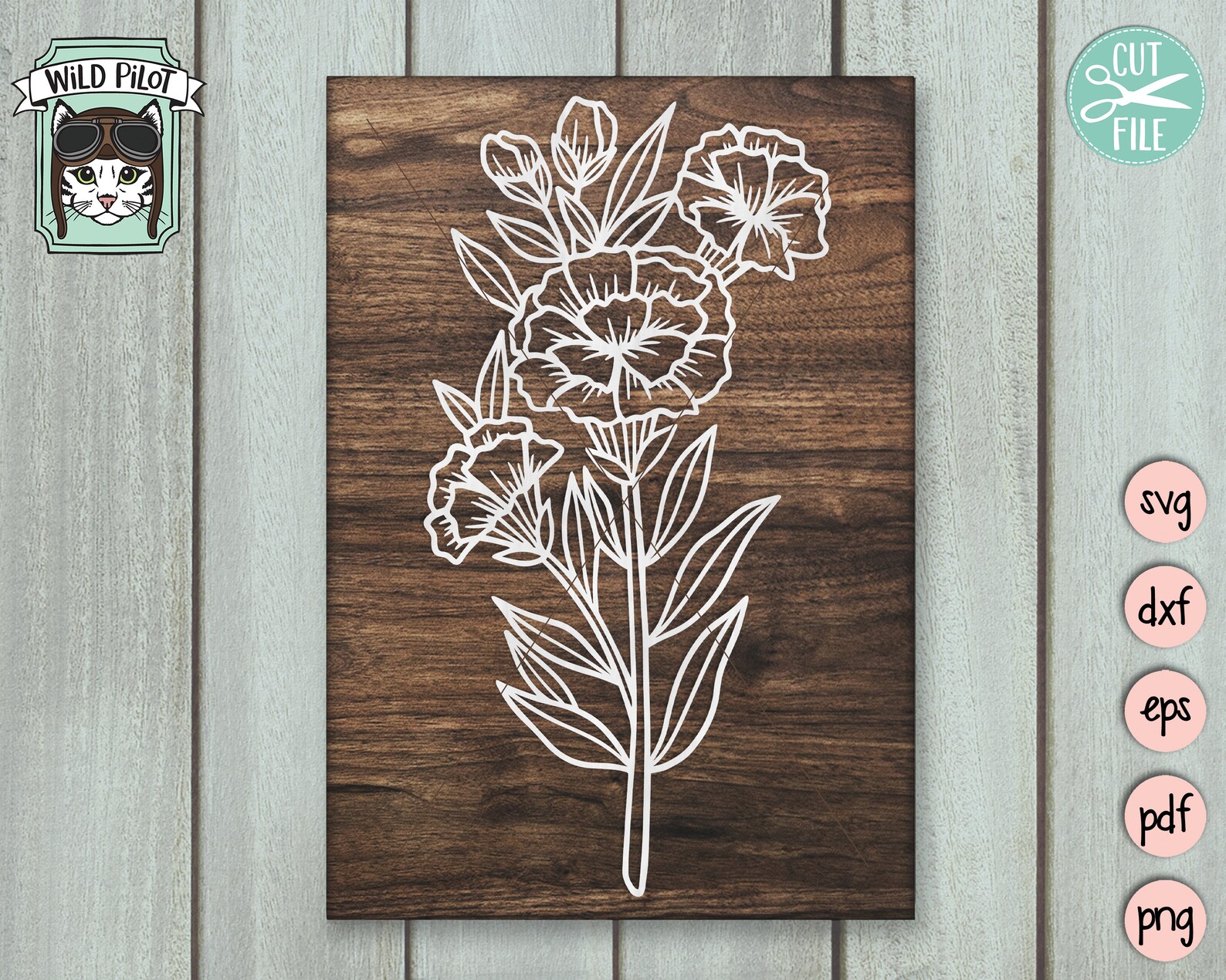 Flower SVG Files, Bouquet SVG File, Bouquet of Flowers SVG, Flower Cut ...