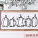 Pumpkin SVG, Row of Pumpkins SVG, Pumpkins Cut File, Thanksgiving Svg ...
