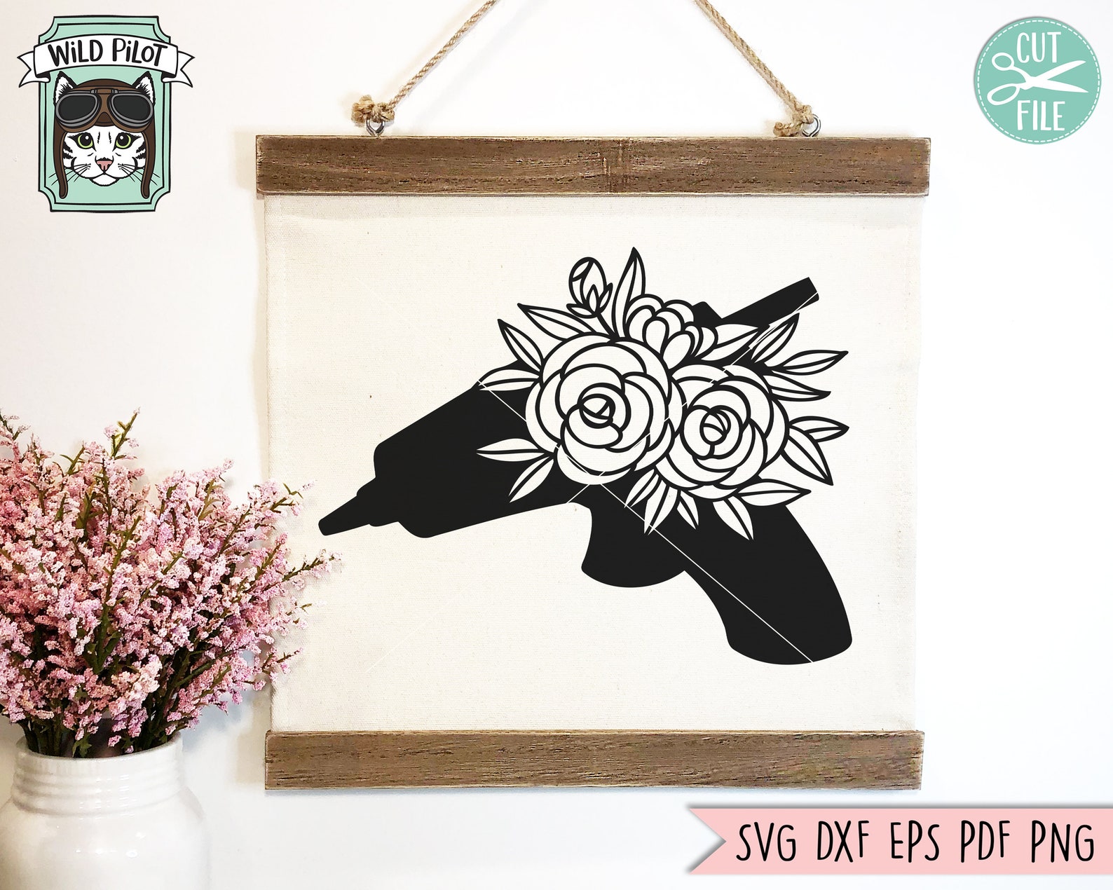 Glue Gun SVG File Glue Gun Cut File Glue Gun Floral Glue - Etsy