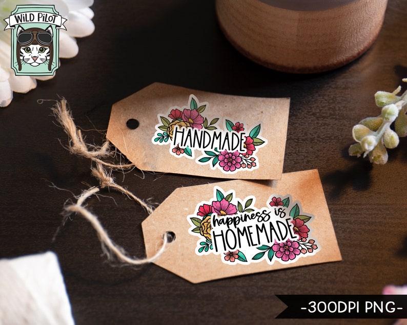 PRINTABLE Business Sticker Files PNG File Thank You Sticker | Etsy