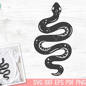 Snake SVG Cut File, Snake Clipart, Snake PNG, Reptile SVG, Tattoo Svg ...