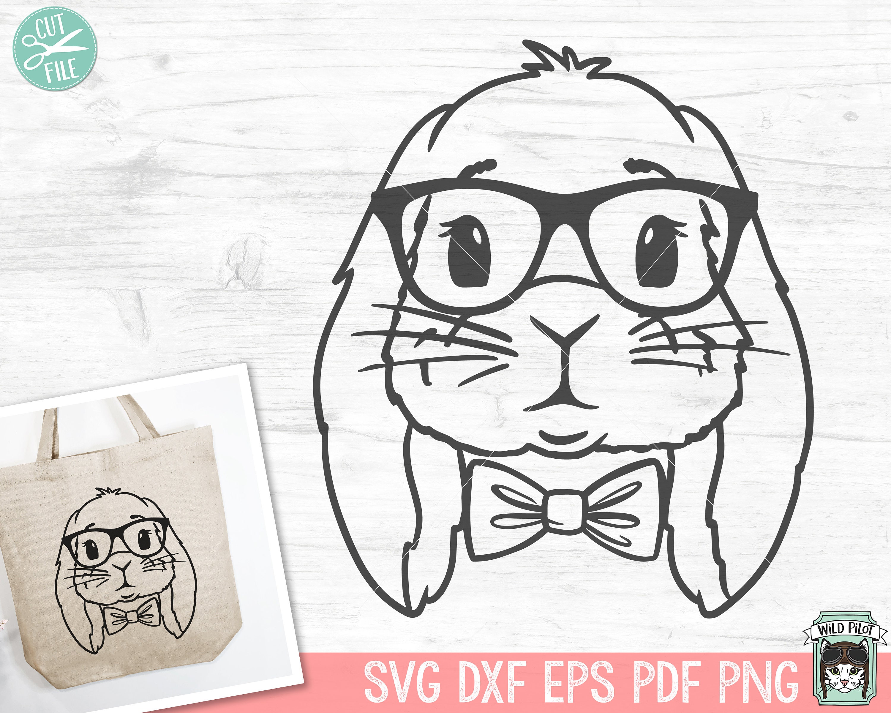 Bunny Glasses SVG Cut File Easter SVG Easter Bunny Svg - Etsy