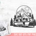 Camper SVG File, Camper Cut File, Camping Svg, Camping Scene Svg ...