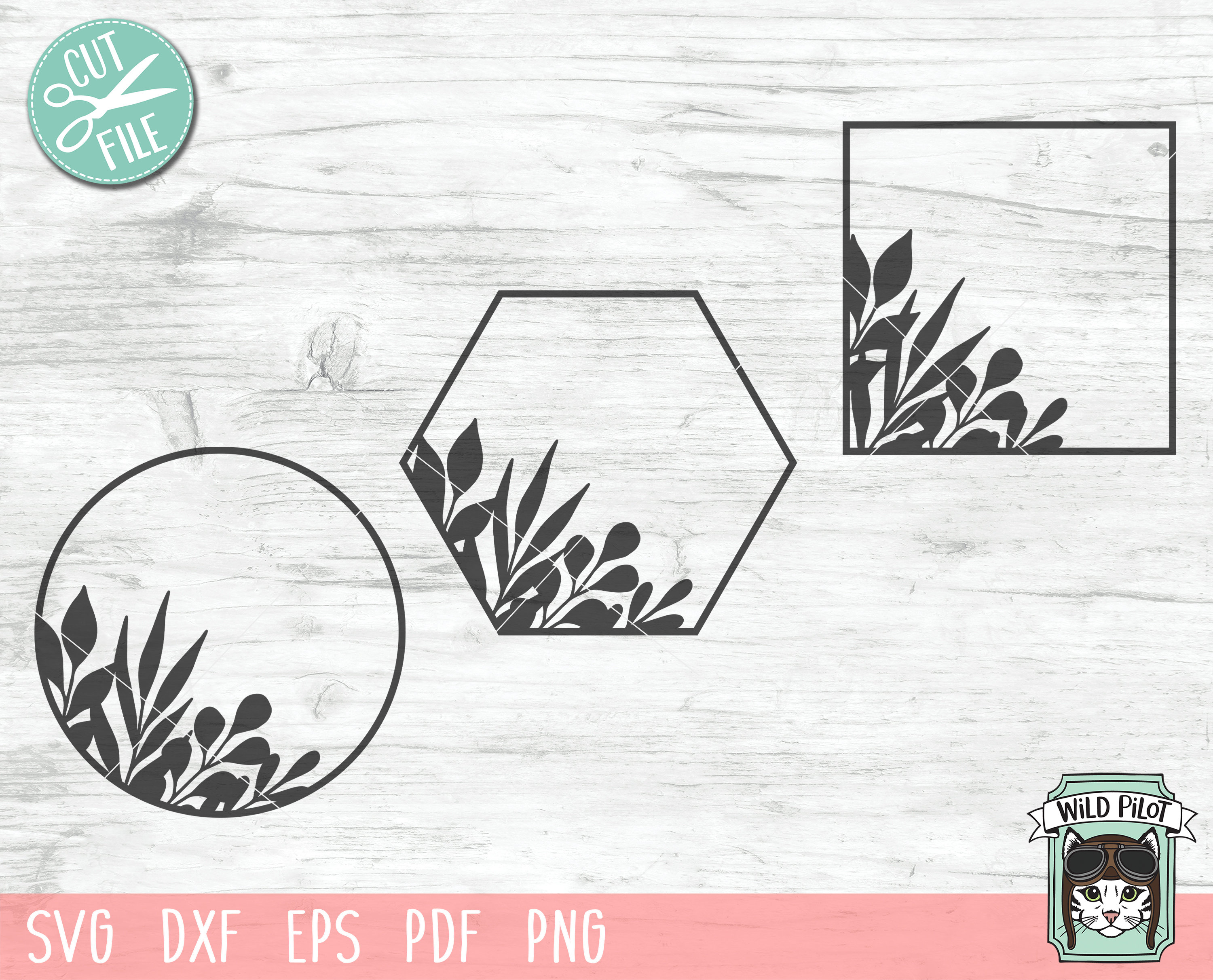Leaf Frame SVG File, Leaf Monogram Frame, Leaf Border SVG, Leaves Frame ...