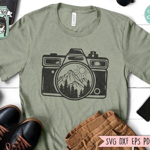 Camera SVG, Adventure SVG, Photography SVG, Photographer Svg, Mountains ...