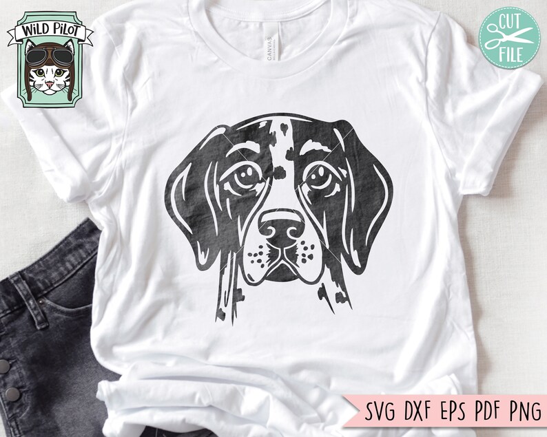 Pointer SVG File Dog SVG File Dog Face SVG Animal Face Svg | Etsy