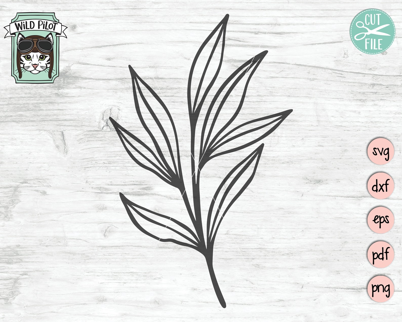 Leaves SVG Plants SVG Files Leaf Cut File Plant Cut File - Etsy
