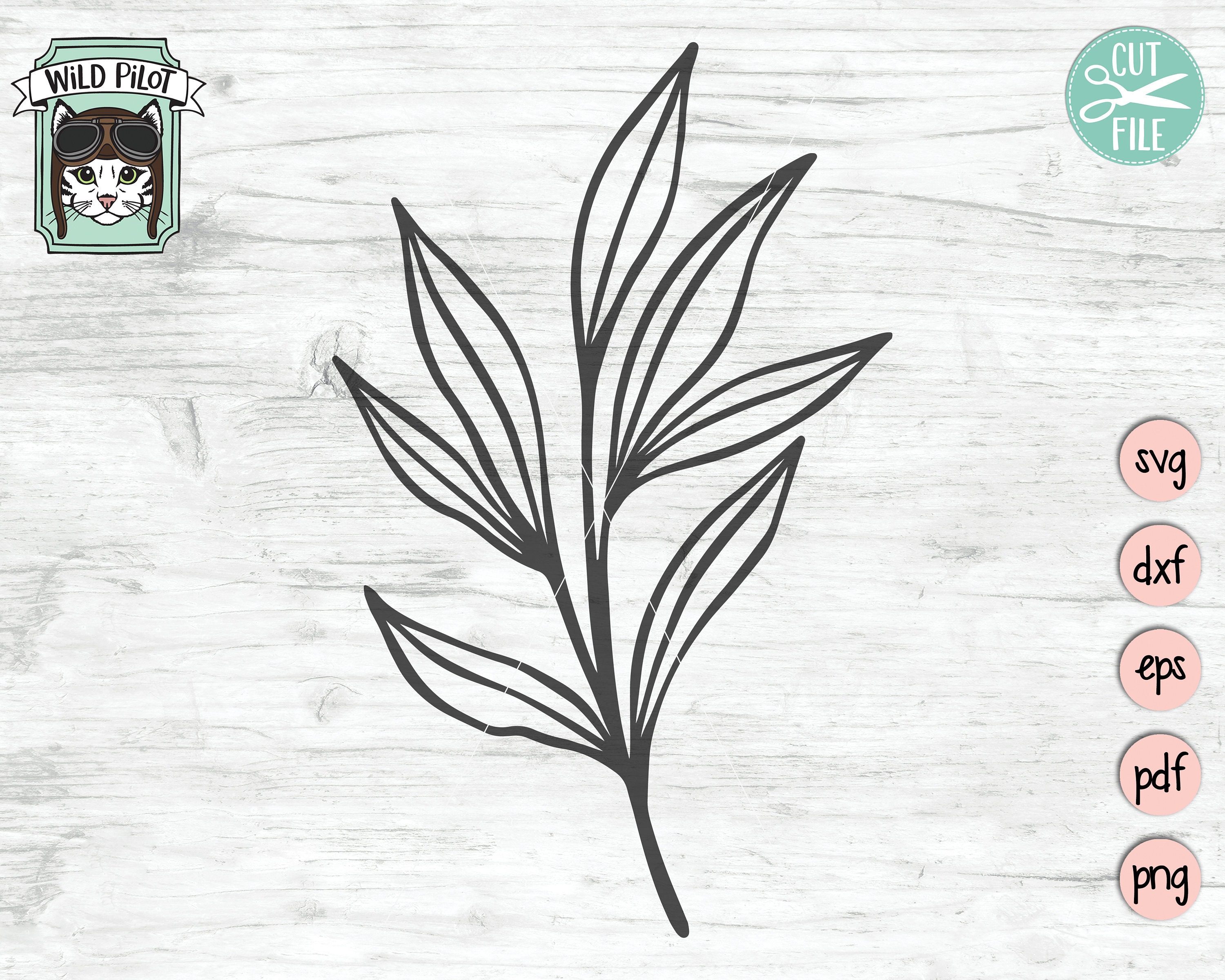 Leaves SVG, Plants SVG Files, Leaf Cut File, Plant Cut File, Leaf Set ...