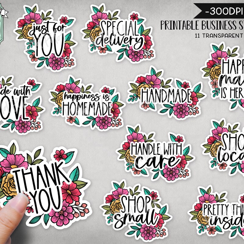 Handmade Stickers - Etsy