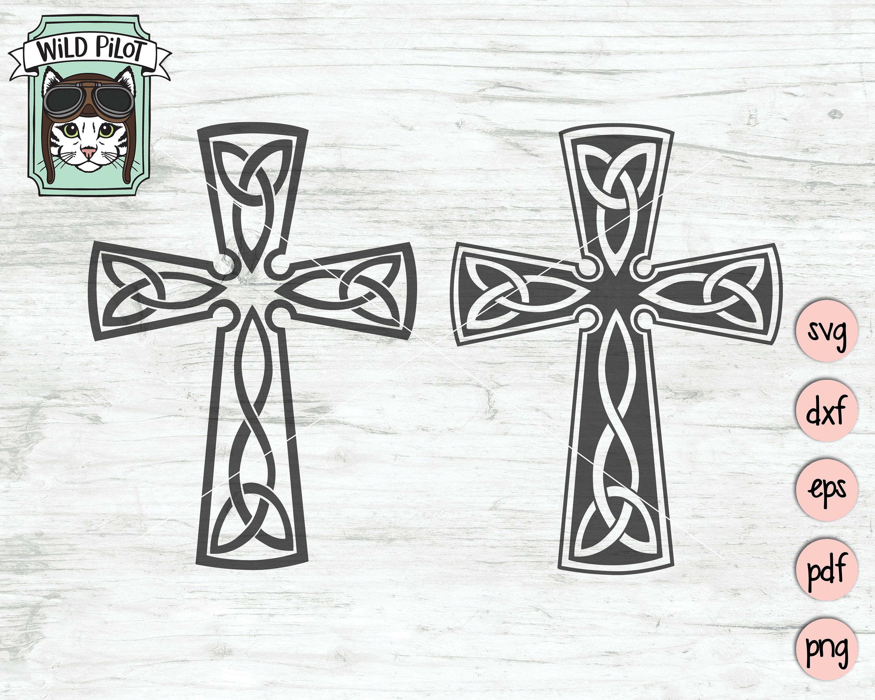 Simple Irish Cross Outline
