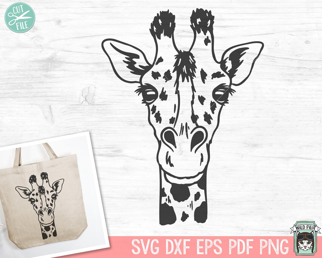 Giraffe SVG Cut File, Giraffe PNG, Giraffe Vector, Zoo Animals Svg ...