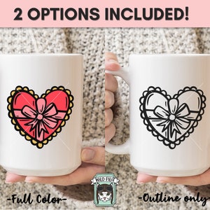 Valentines Day SVG File, Heart SVG Cut File, Valentines Cut File ...