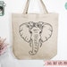 Elephant Bandana SVG, Elephant SVG File, Elephant Cut File, Elephant ...