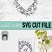 Floral Frame SVG, Floral Frame Cut File, Diamond Flower Frame, Floral ...