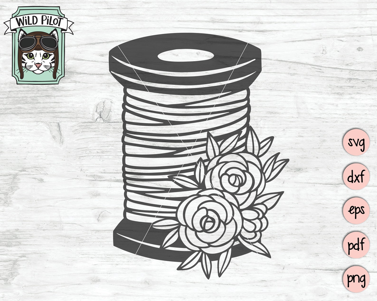 Fichier SVG de couture Bobine de fichier svg de fil fichier - Etsy France