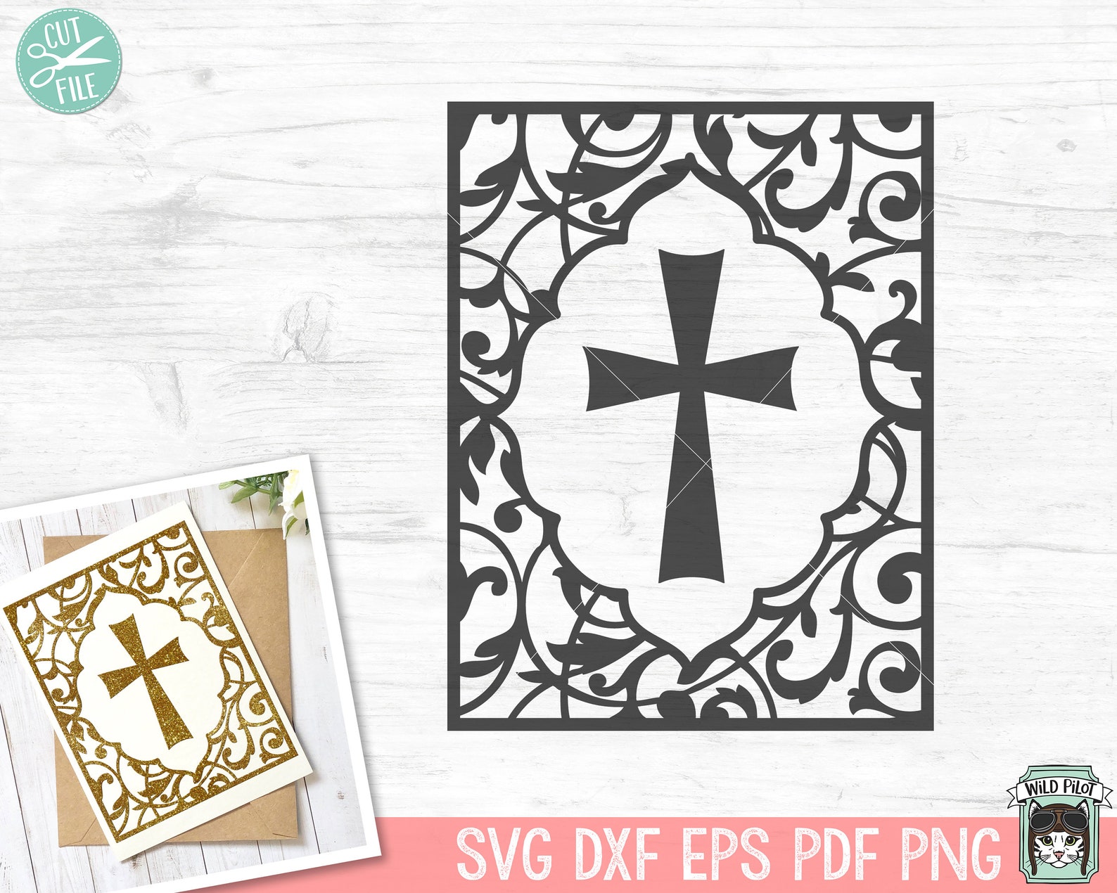 Cross SVG Cut File Religious SVG Cut File Easter SVG Cut | Etsy