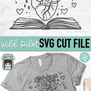 Book SVG, Reading Svg, Romance Svg, Book Lover Svg, Book Club Svg ...