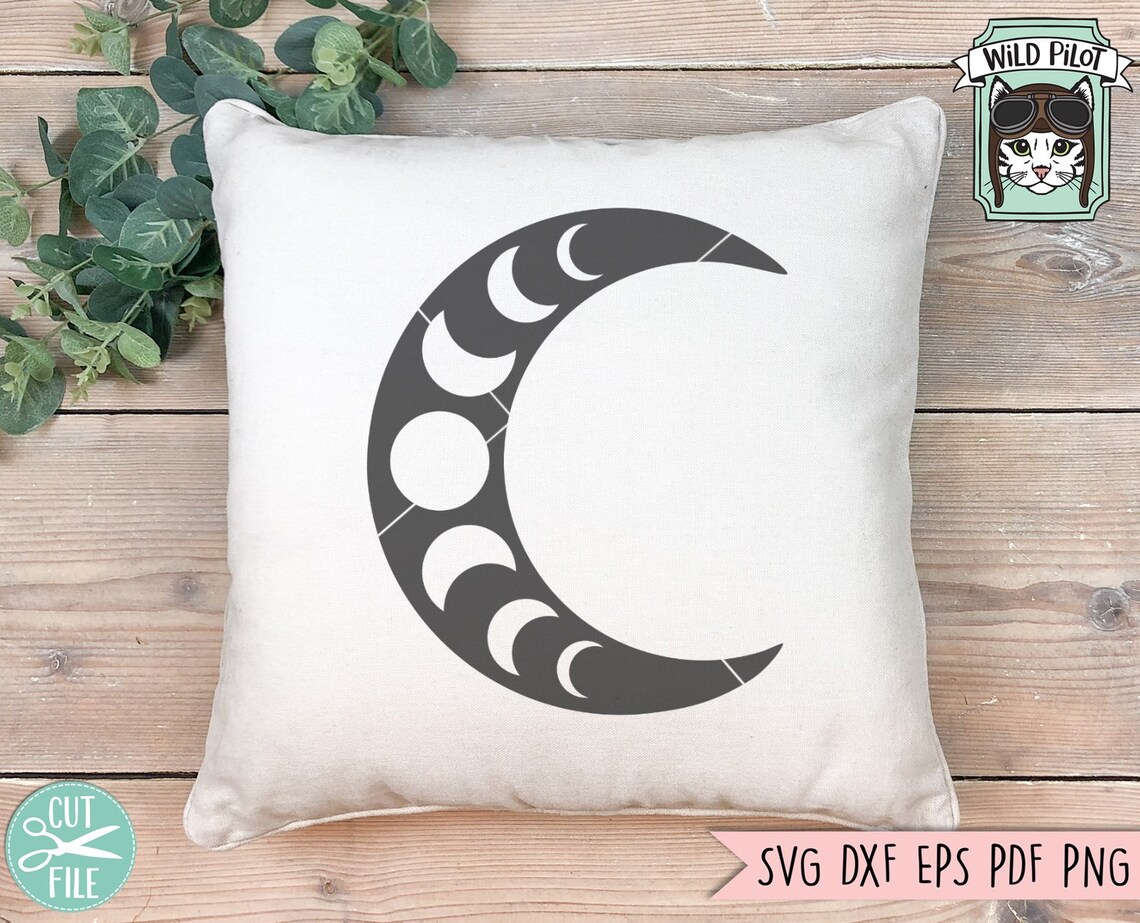 Moon Phases SVG File Moon Cut File Moon Phases Cut File - Etsy