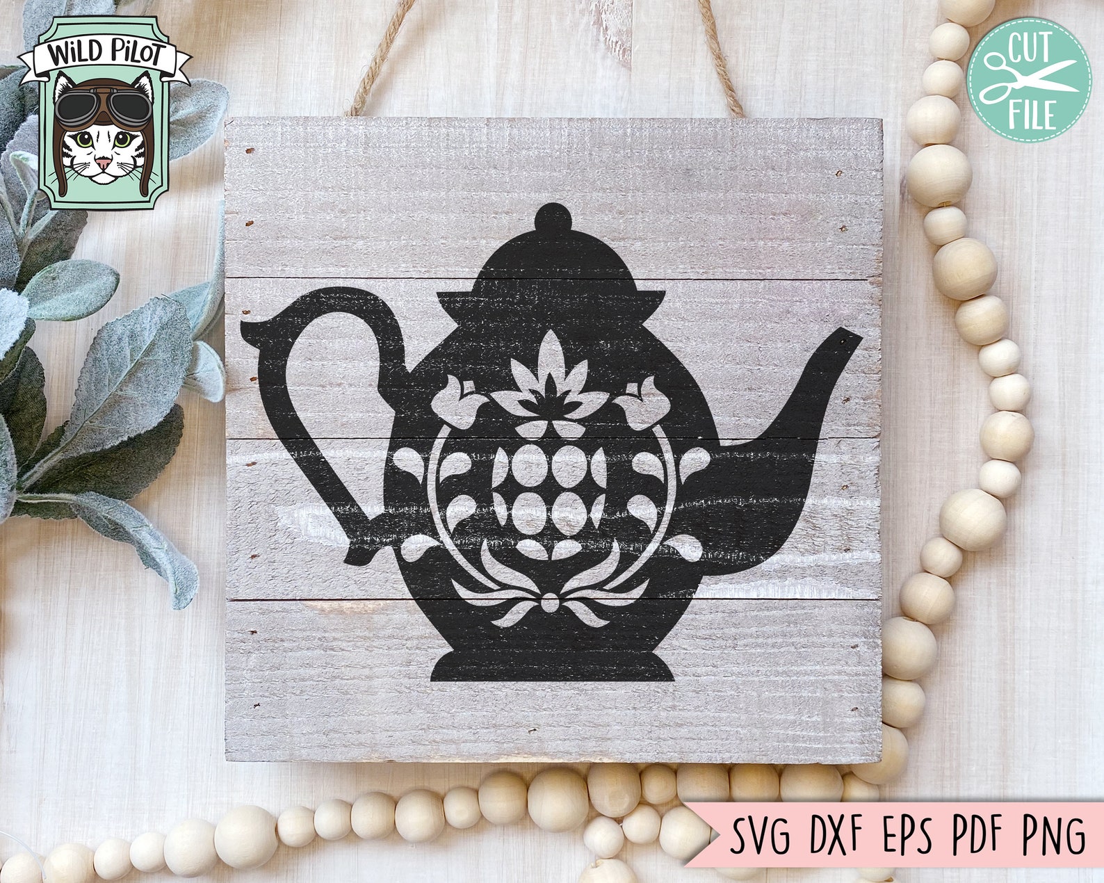 Tea Party SVG Teapot SVG Tea Cup Svg Tea Party Cut Files - Etsy
