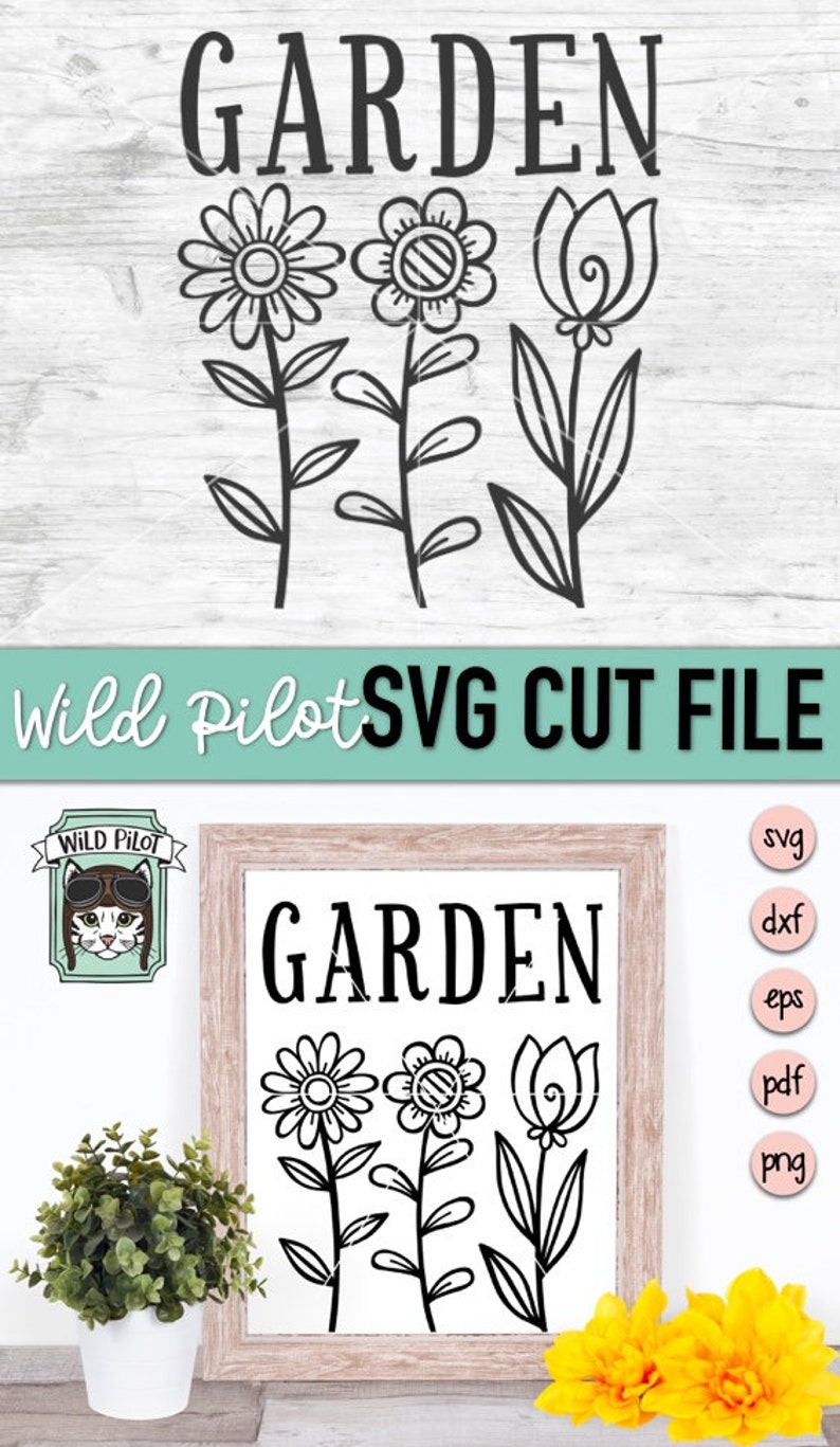 Garden SVG, Gardening SVG, Flower Garden Svg, Gardening Clip Art ...