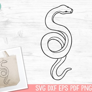 Snake SVG Cut File, Snake Clipart, Snake PNG, Reptile SVG, Tattoo Svg ...