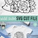 Hedgehog SVG File, Floral Hedgehog Svg, Hedgehog Flowers Svg, Hedgehog ...