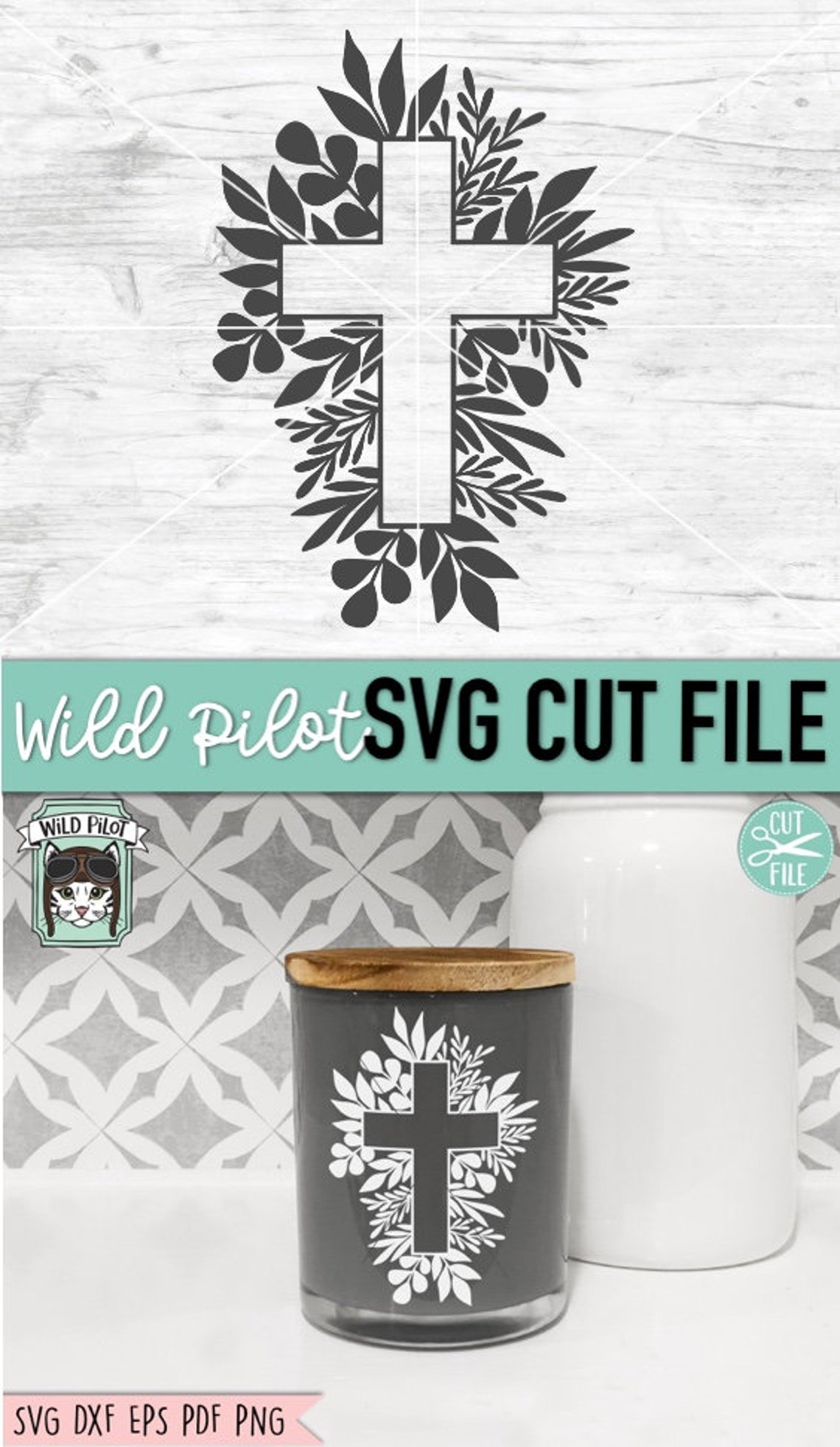 Cross SVG Cut File, Religious SVG Cut File, Easter SVG Cut File, Cross ...