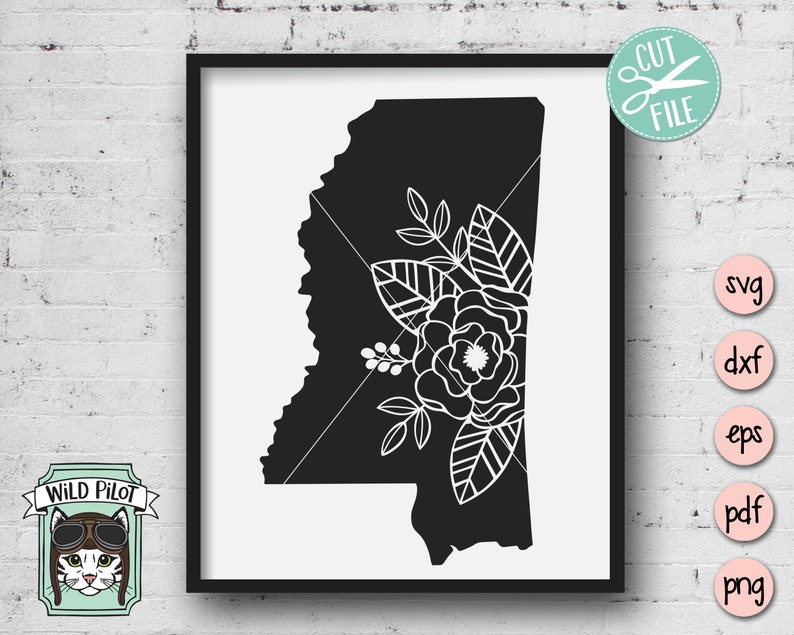 Mississippi Svg File Mississippi Cut File Mississippi - Etsy