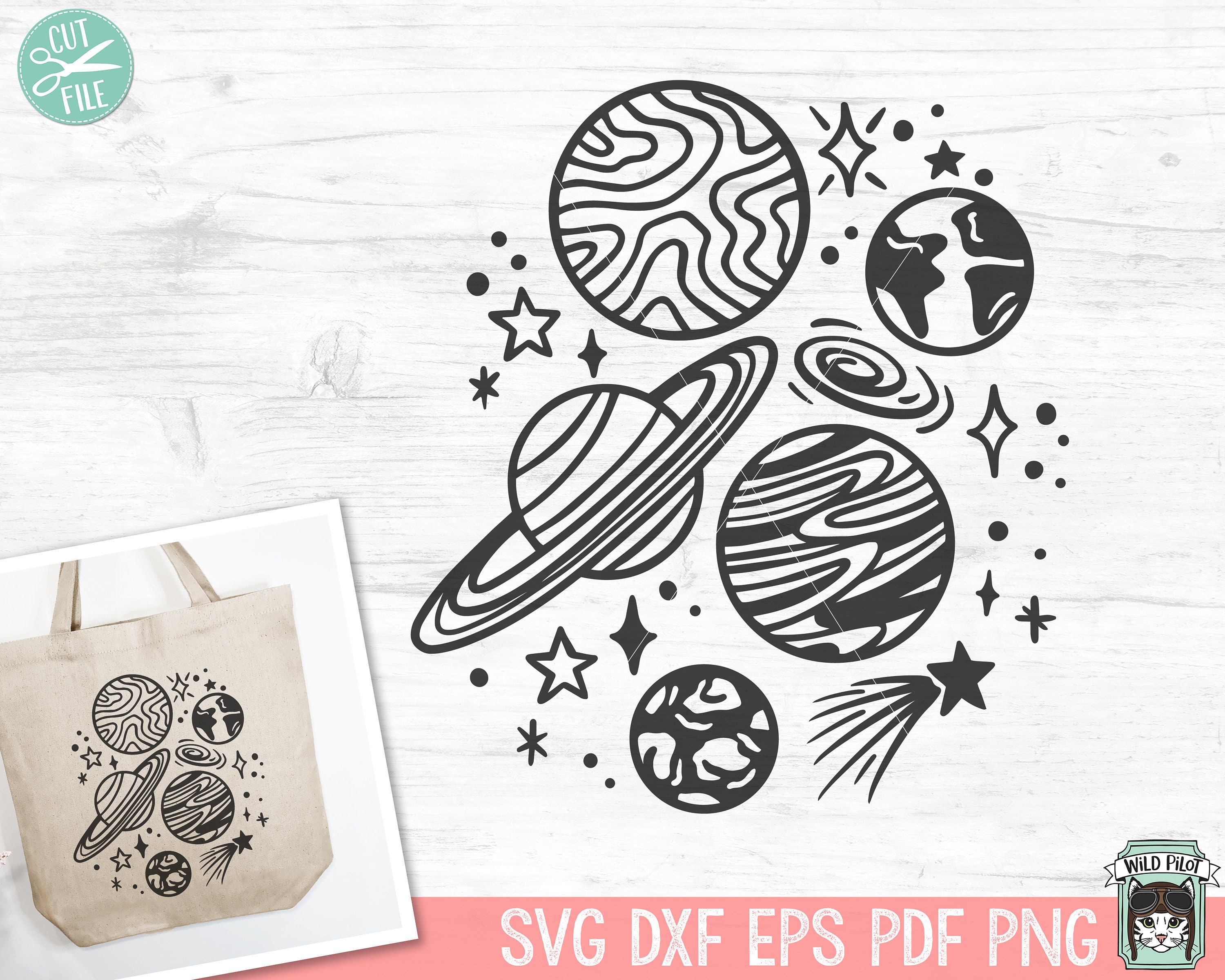 Galaxy SVG Celestial SVG Space SVG Mystical Svg Planets - Etsy Australia
